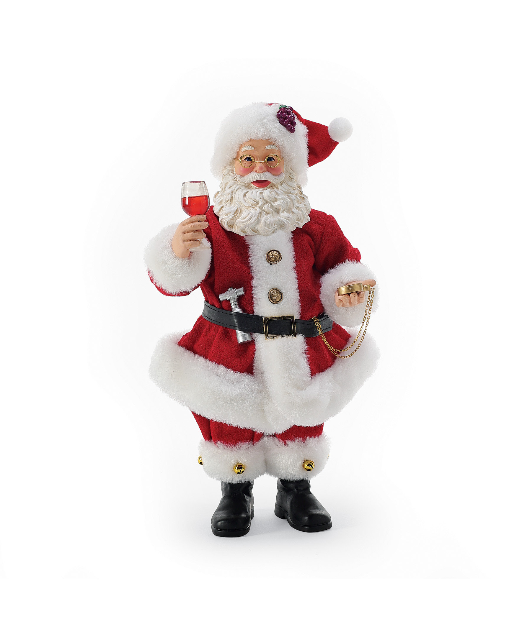 Possible Dreams Bon Appetit Wine Time Santa 10.5in | Wayfair