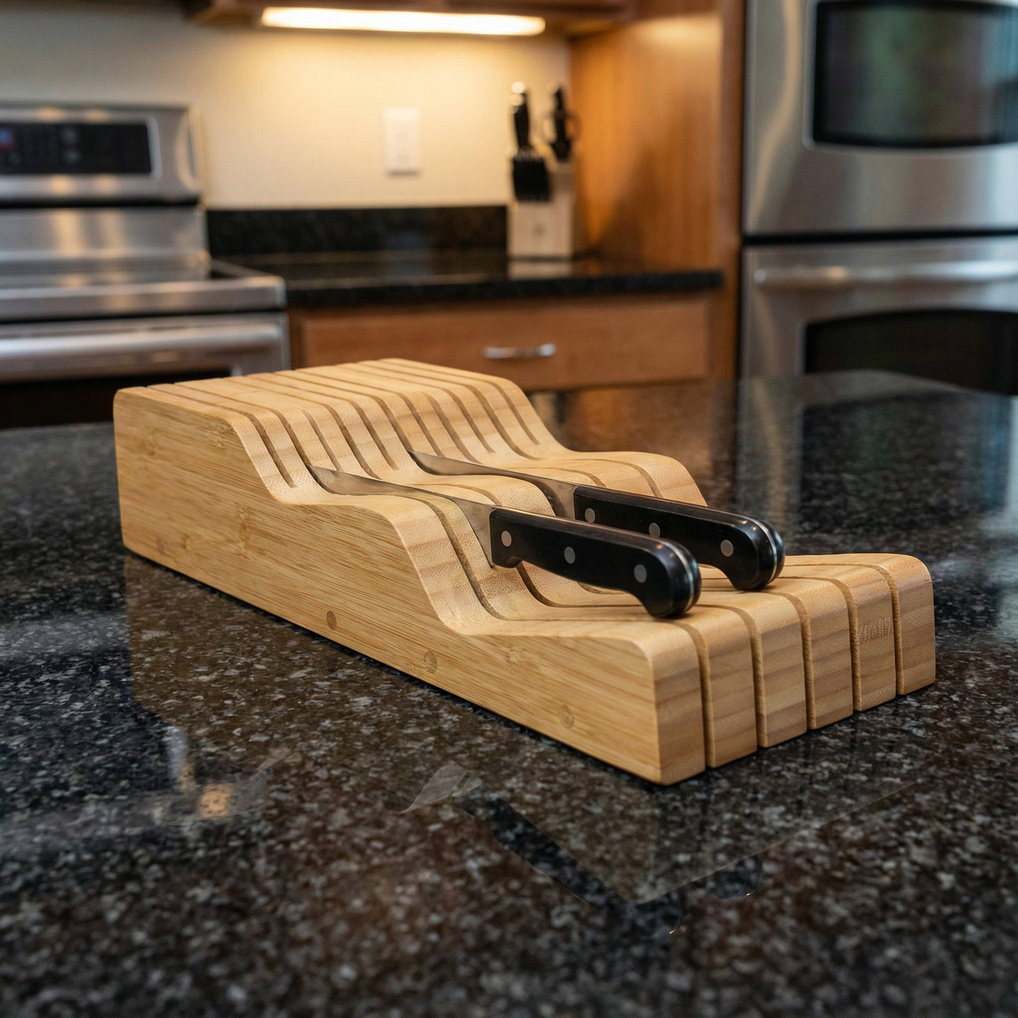 Epic Graffiti 15 Slot Kassandra Bamboo Knife Block & Reviews | Wayfair