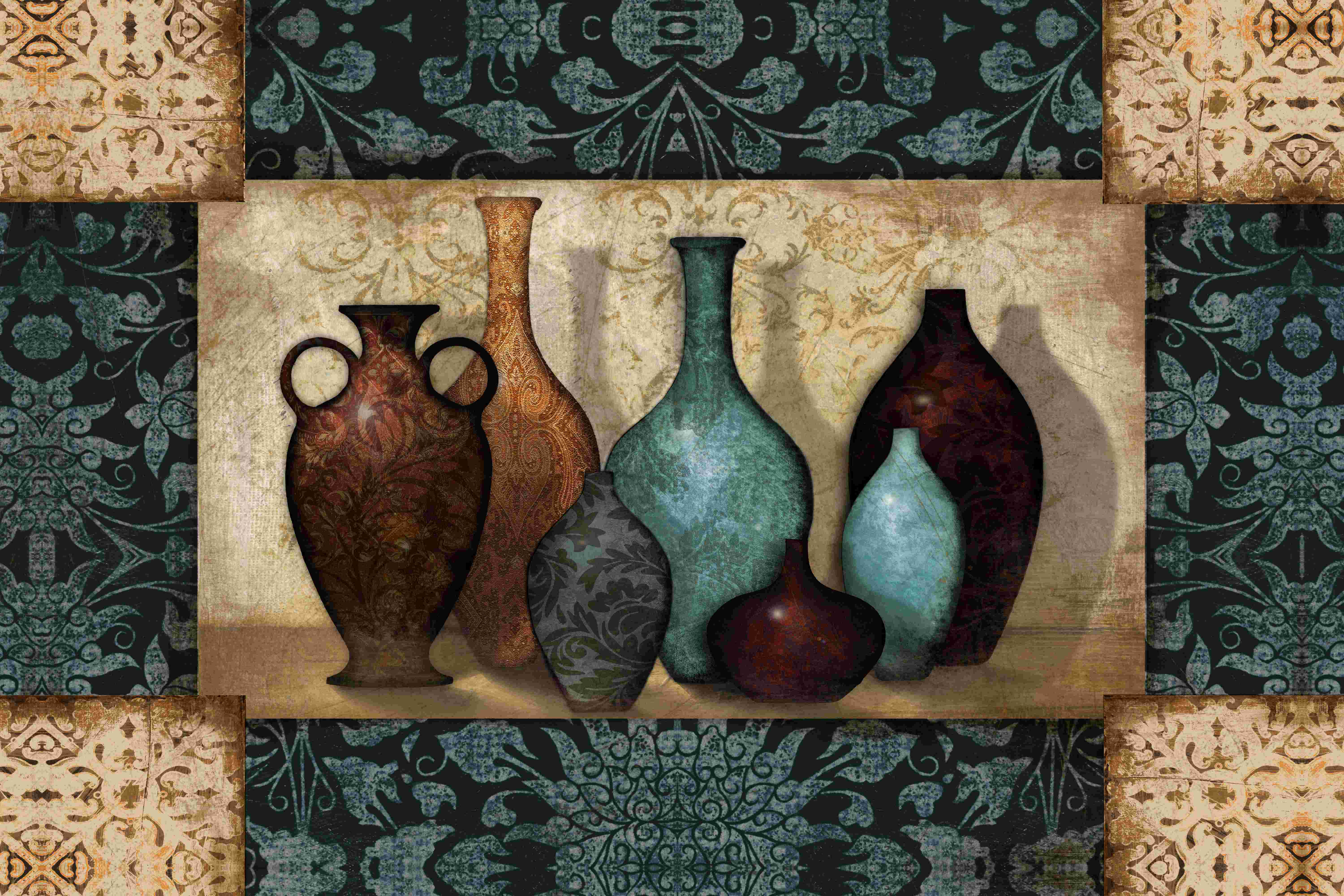 Winston Porter Pots Galore Blue 2 - Wayfair Canada