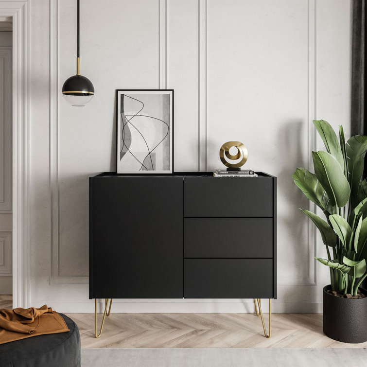 Fairmont Park Shelldrake Metal 1 - Door Rectangle Accent Cabinet ...