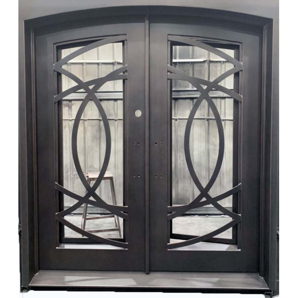 Custom Iron Door Pros Zeus Double Doors | Wayfair