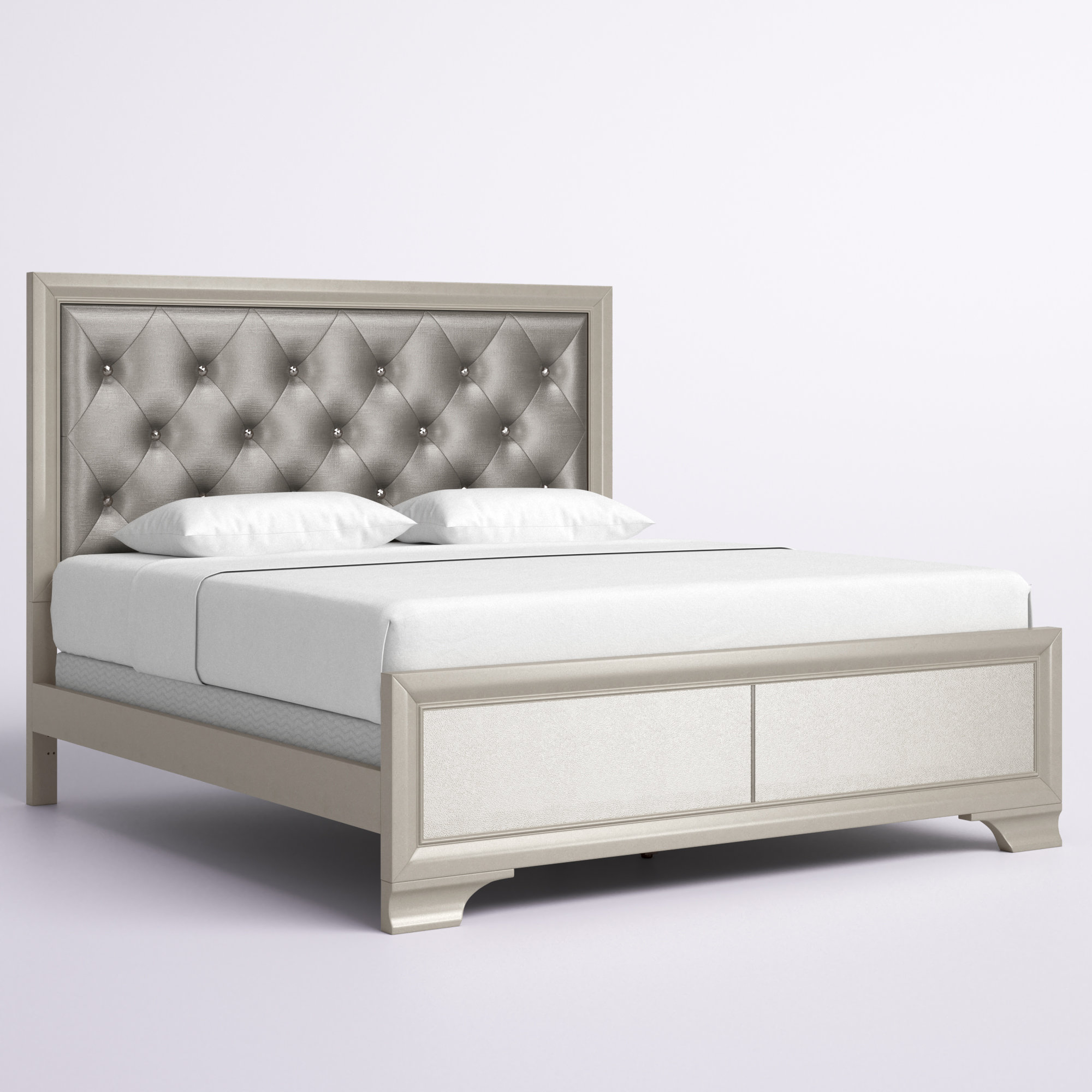 Etta Avenue™ Gloria Tufted Standard Bed | Wayfair