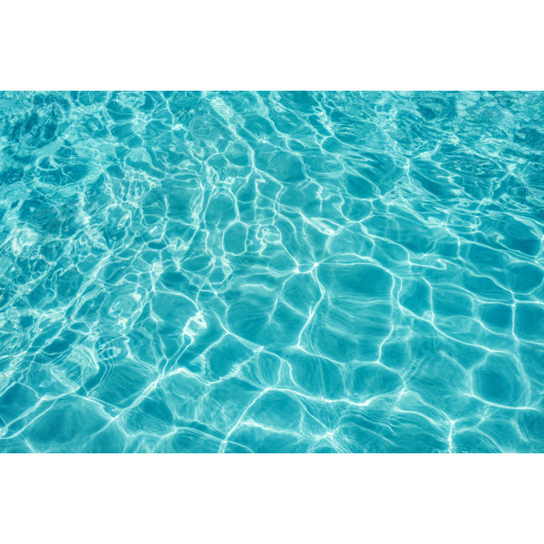 Wrought Studio Background Of Water On Canvas Print | Wayfair