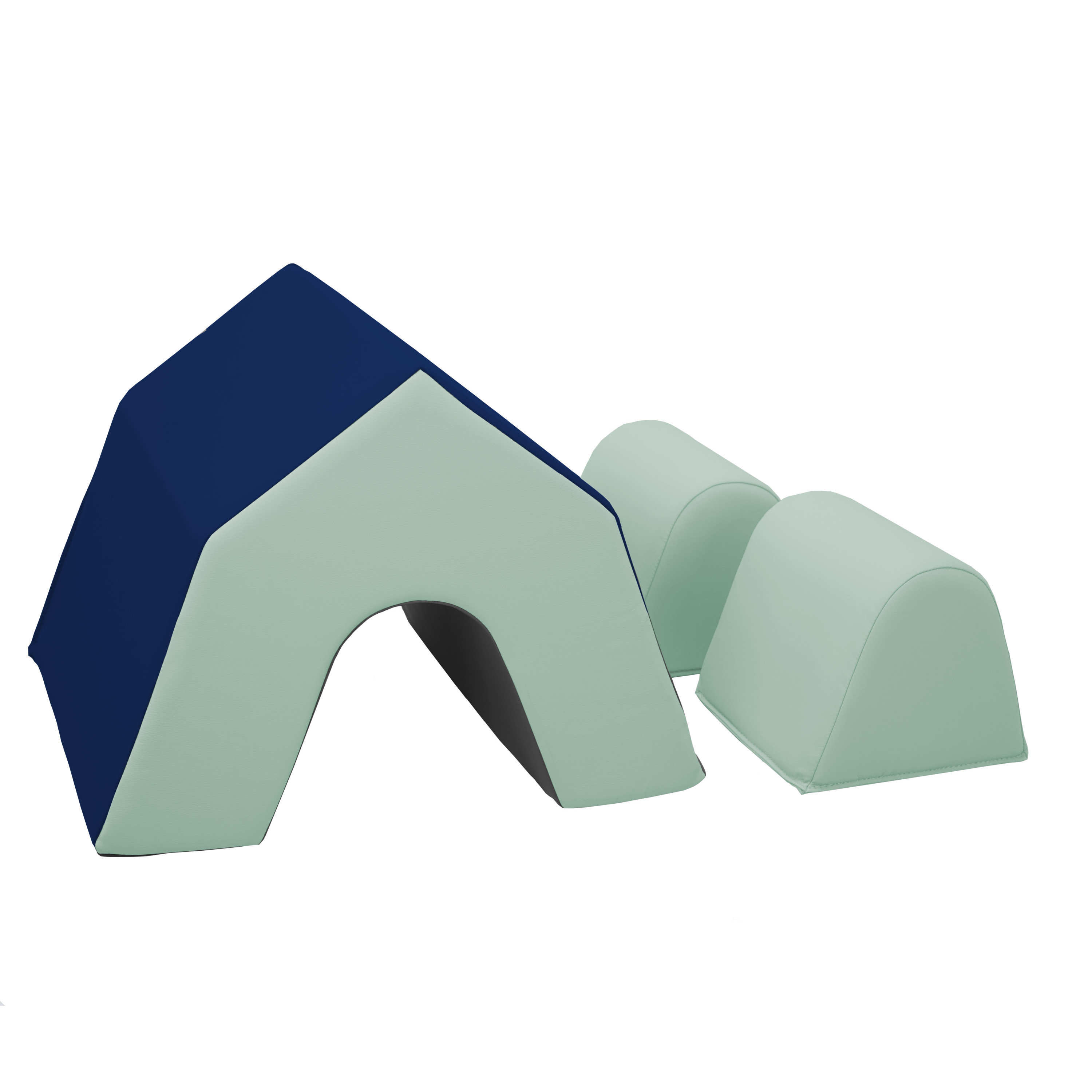 Factory Direct Partners SoftScape Peaked Playspace Climber, 3-Piece Set ...