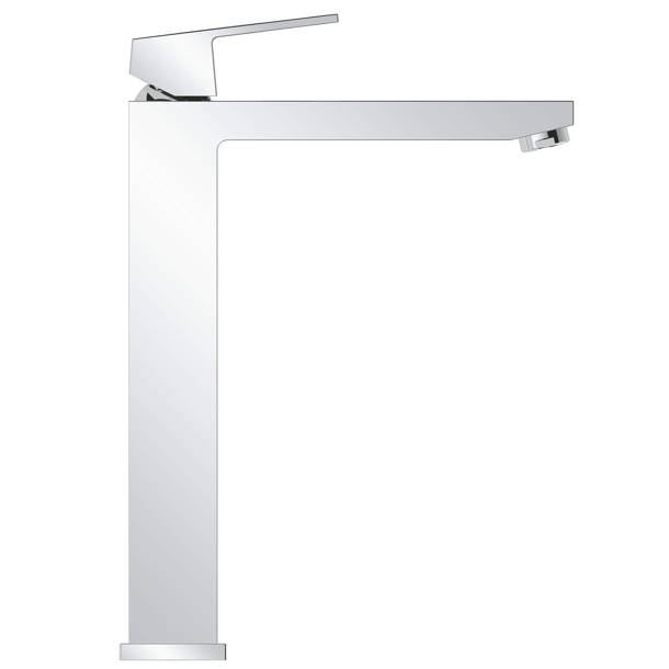 GROHE Eurocube® Alpine White Rectangular Wall Mount Bathroom Sink with ...