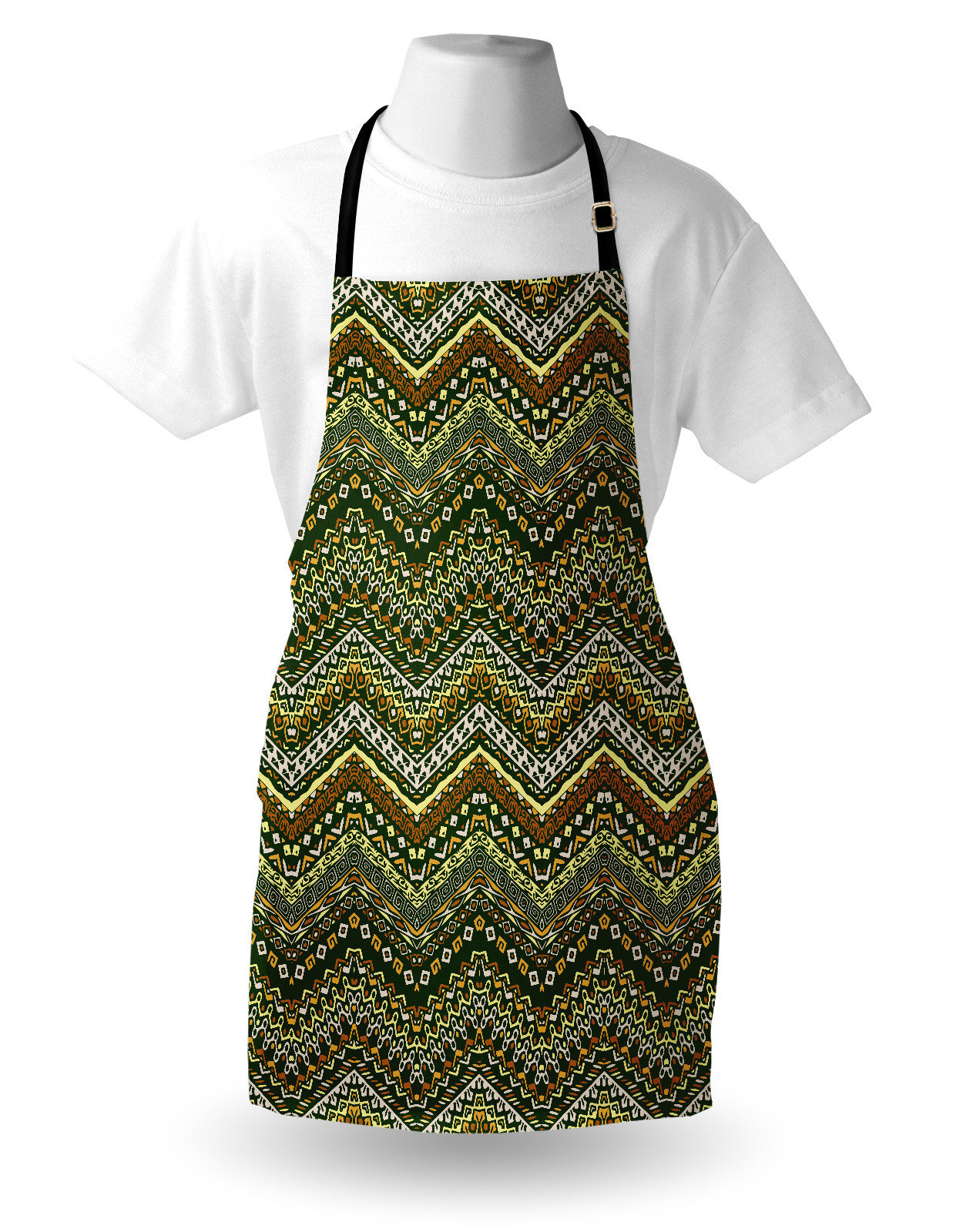 East Urban Home Zambia Apron Unisex, Style Tribal, Adult Size, Pale ...
