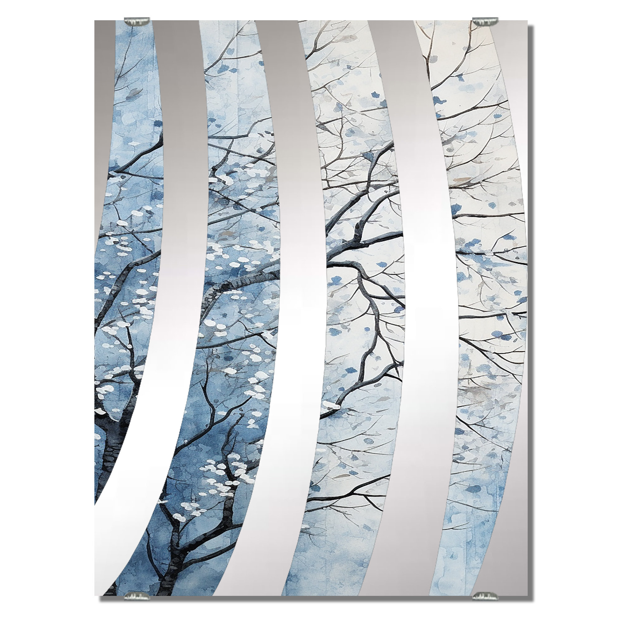 East Urban Home Naidu - Tree Wall Mirror Decor MIR136635 | Wayfair