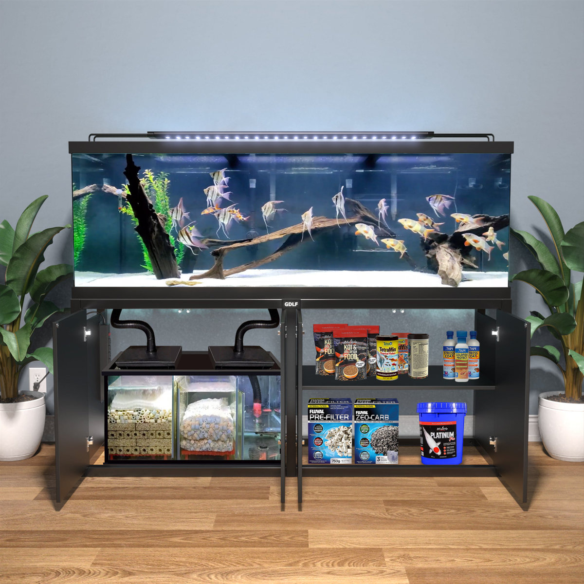 Archie & Oscar™ Archie & Oscar 125-150 Gallon Fish Tank Stand, Heavy ...