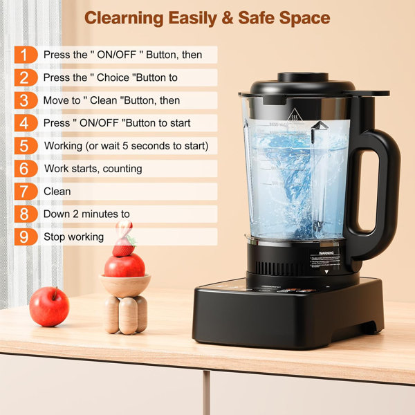 Prasky 10-in-1 Heating Blender: Hot Soup Maker, Smoothie Blender, Nut ...