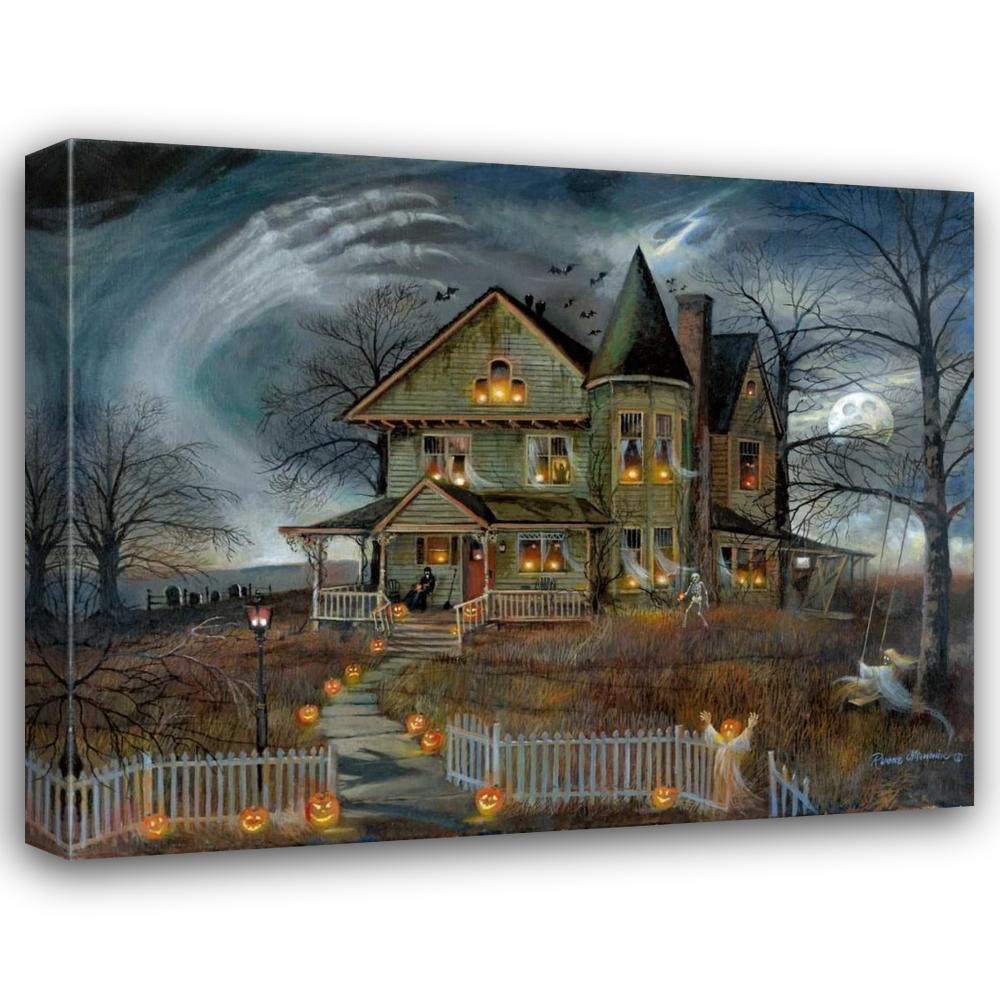 Lark Manor™ Manning, Ruane Gallery Wrapped Canvas Art Titled: Haunted ...