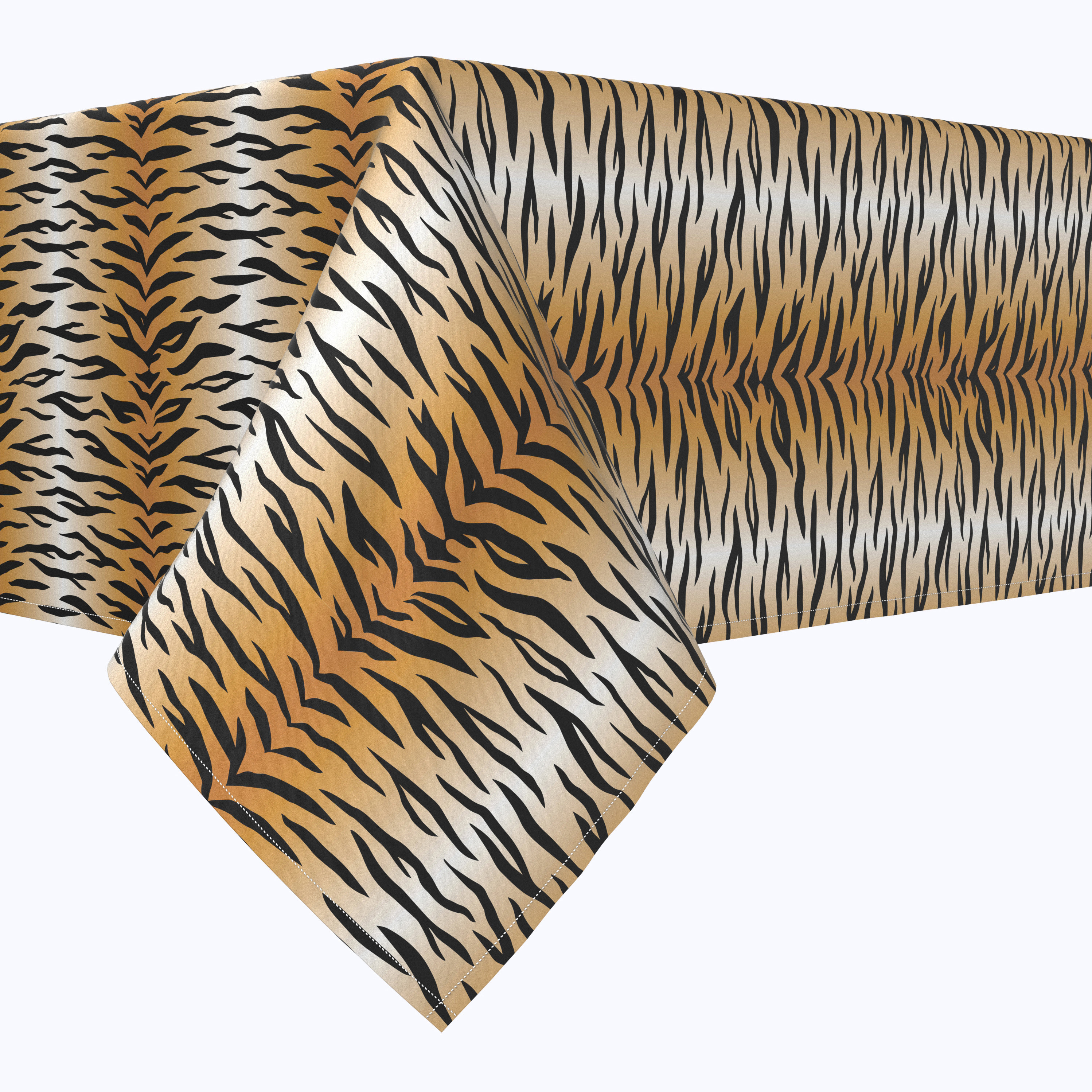 Mercer41 Giannopoulos Tiger Print Tablecloth | Wayfair