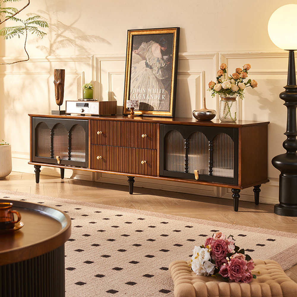 Canora Grey French retro TV stand and audio-visual cabinet | Wayfair