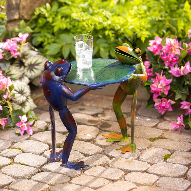 The Twillery Co.® Meigs Frog Iron Indoor/Outdoor Side Table & Reviews ...