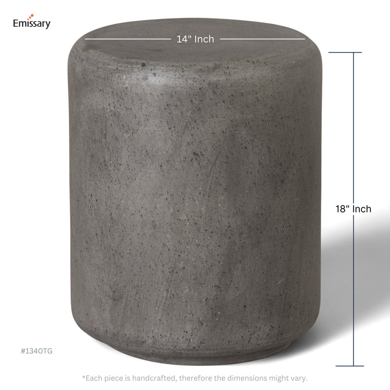 Emissary Home and Garden Cement Garden Stool | Wayfair