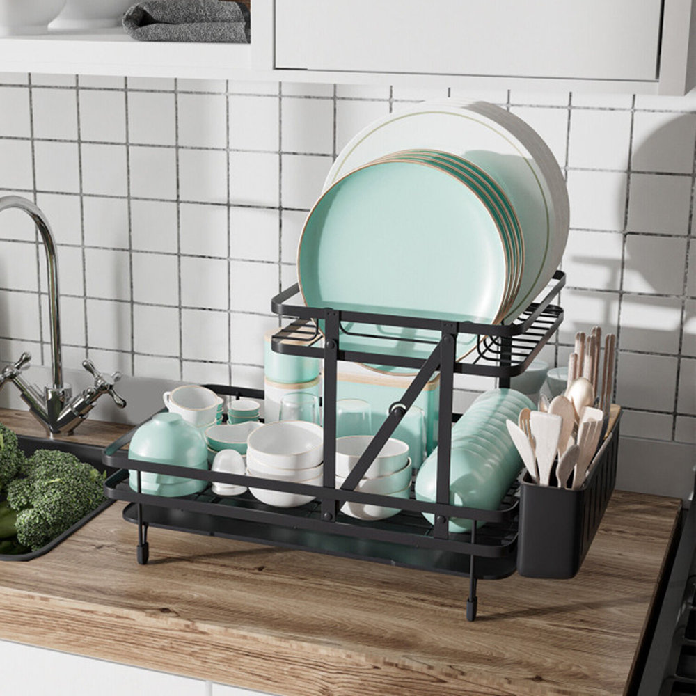 NEENCA Metal Dish Rack | Wayfair
