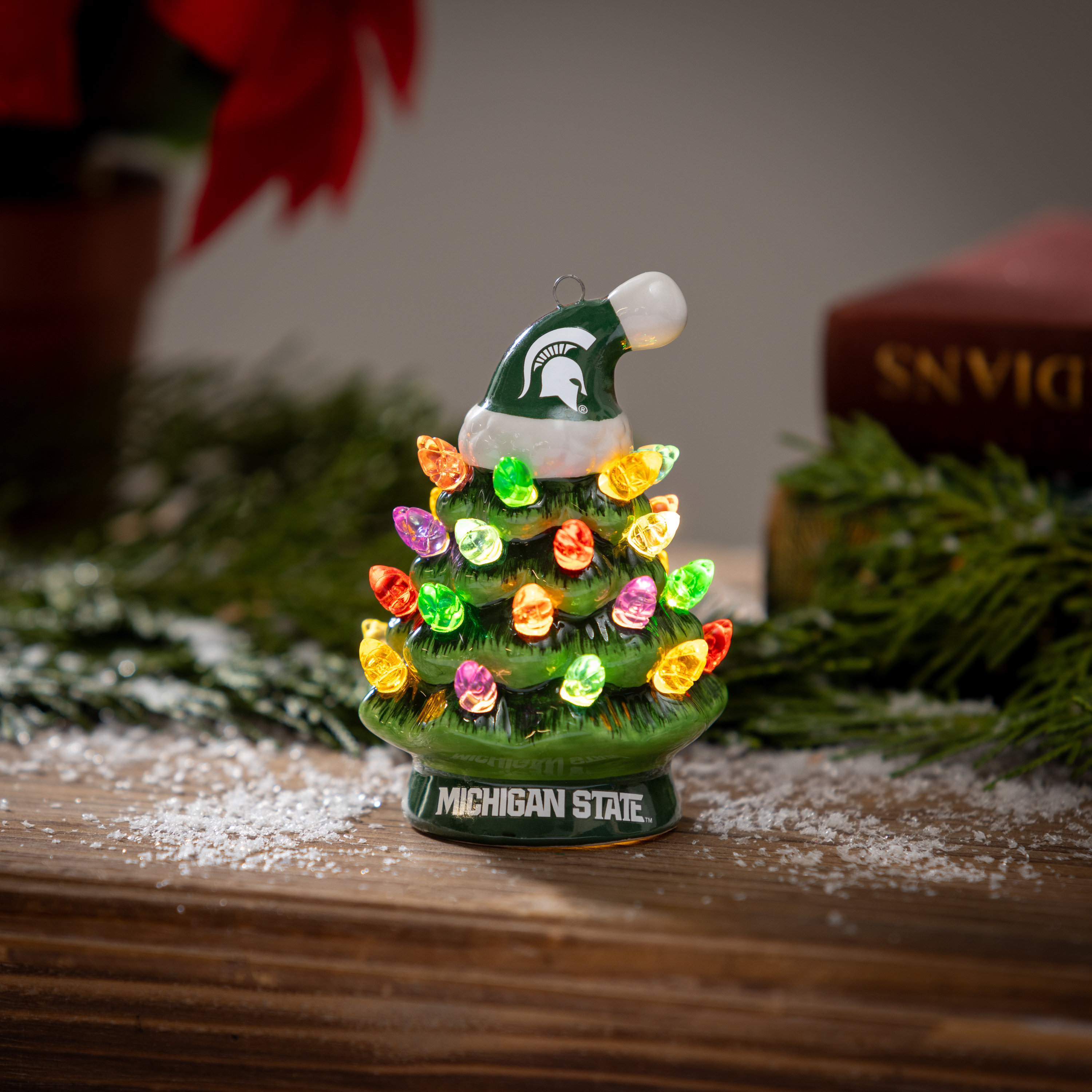 Evergreen Enterprises, Inc 4" Mini LED Tabletop Christmas Tree ...