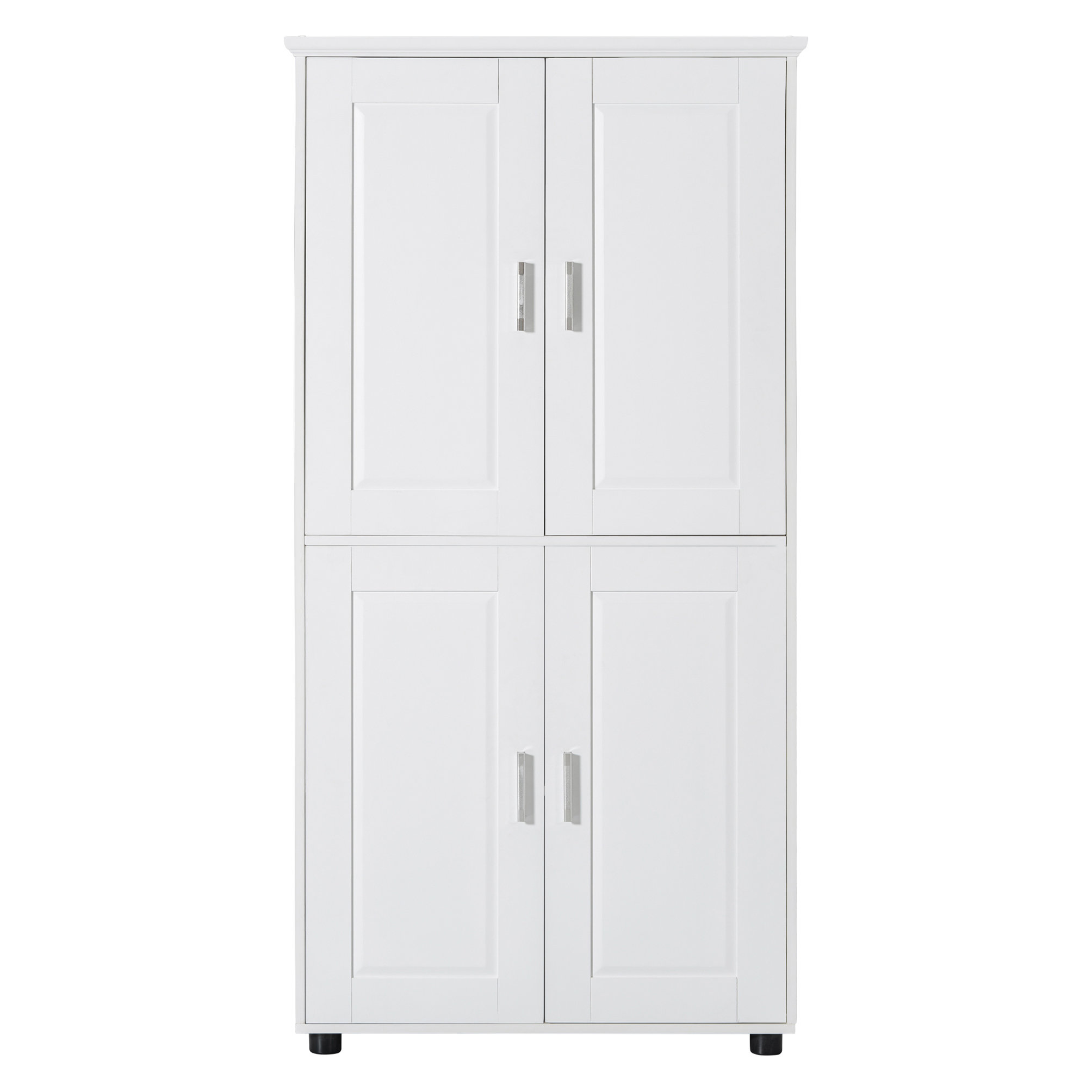 Wildon Home® Tall And Wide Bathroom Floor Storage Cabinet, Bathroom ...