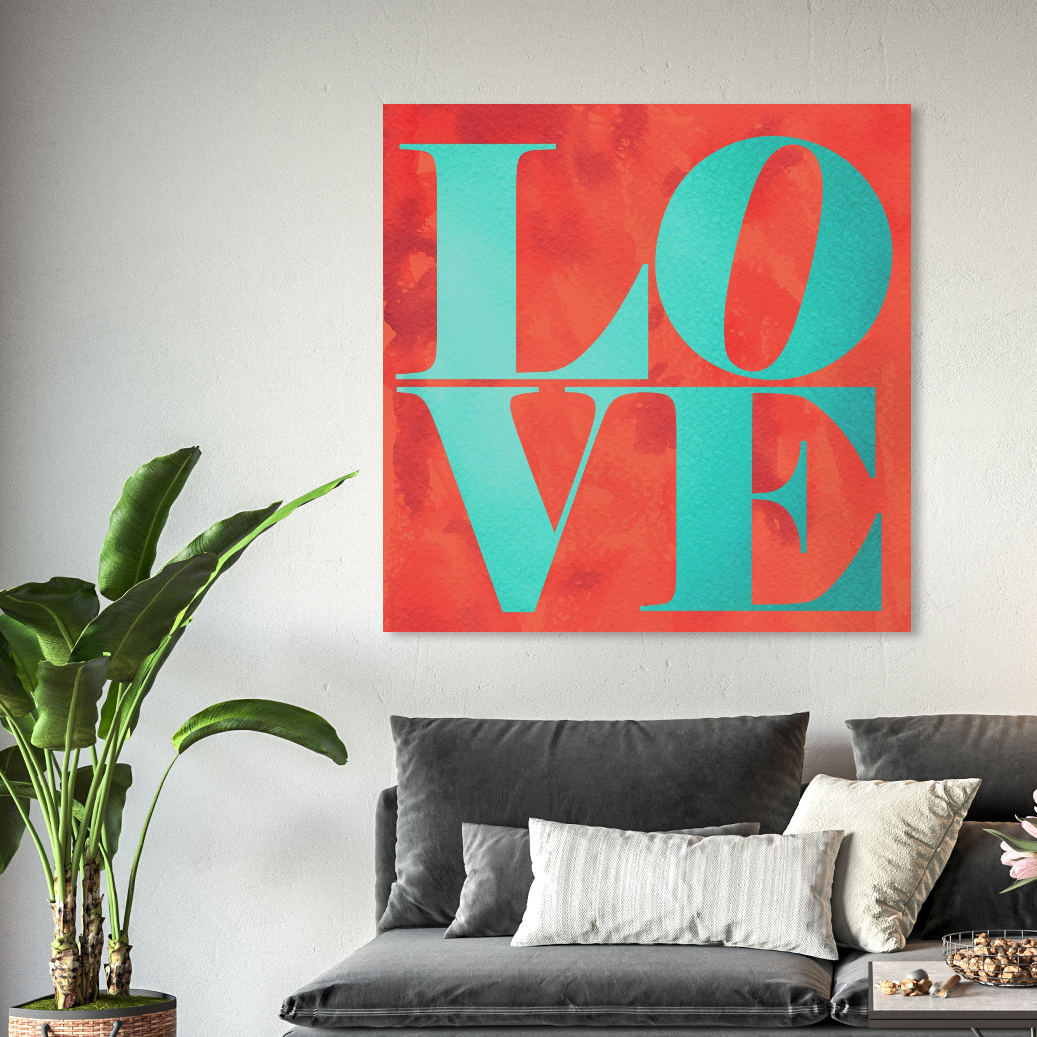 Oliver Gal Build On Love " Build On Love Tropical " | Wayfair