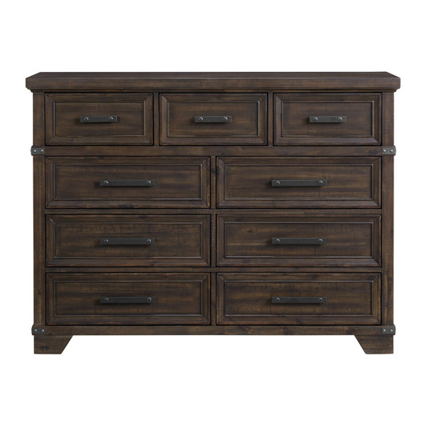 Picket House Furnishings Canyon Ridge 9-Drawer Dresser In Charcoal ...
