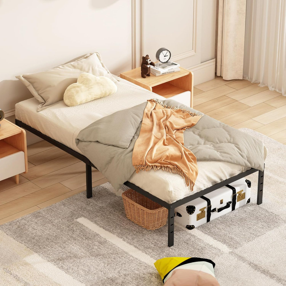 Latitude Run® 14 InchBed Frame Heavy Duty Metal Frames No Box Spring ...