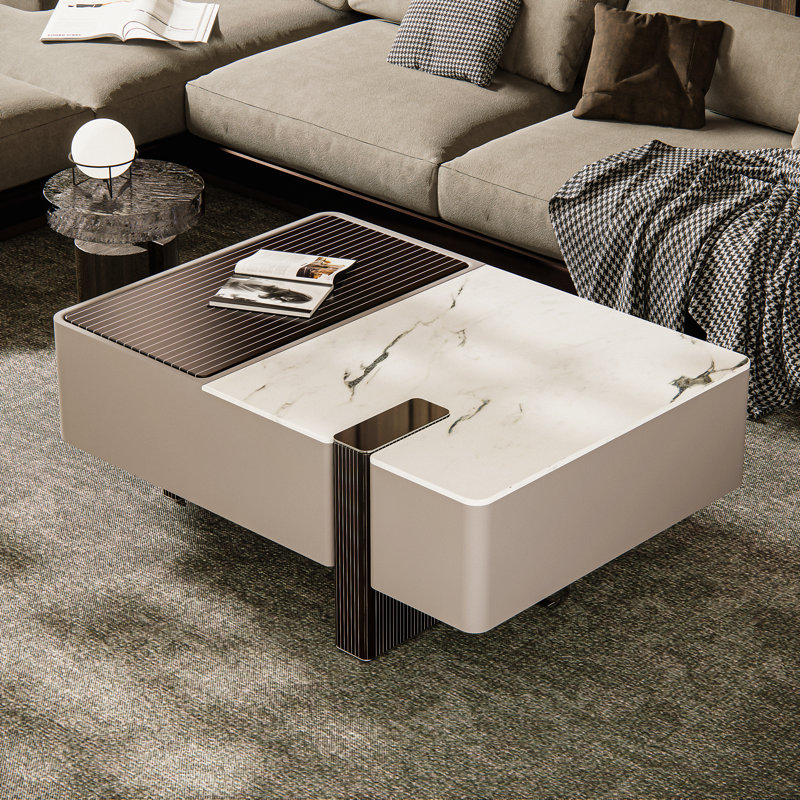 Hokku Designs Rokiya Lift Top Coffee Table No Assembly Required ...
