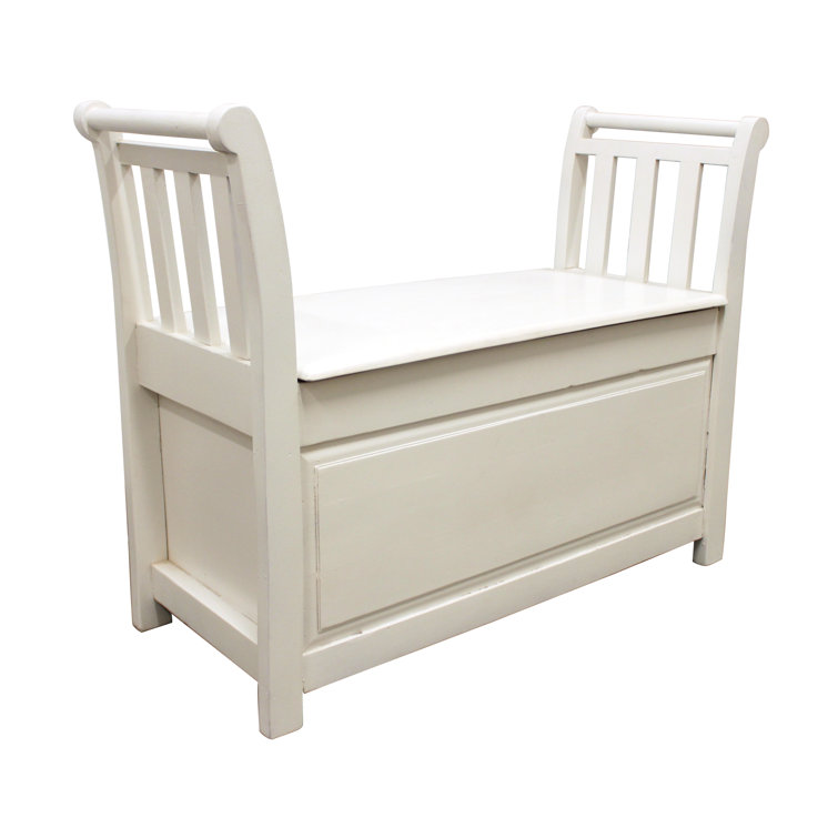 Bungalow Rose Solid Wood Storage Bench - Wayfair Canada