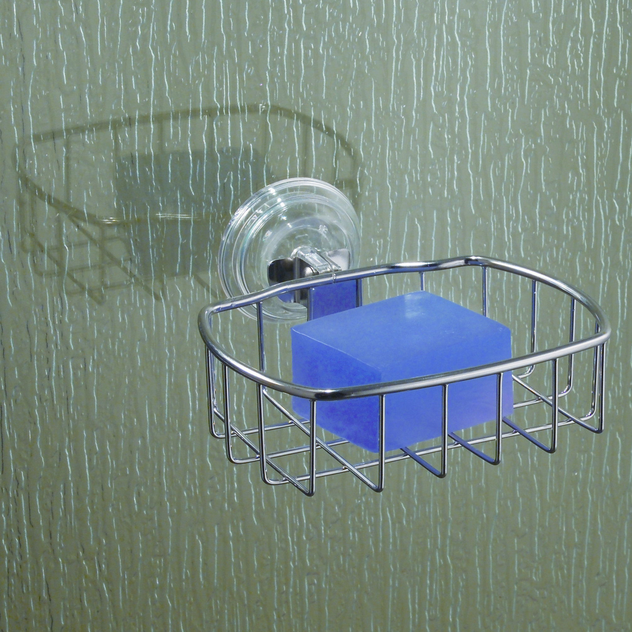 iDesign Power Lock Suction Stainless Steel Shower Caddy & Reviews ...