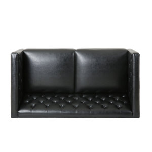 Trent Austin Design® Lubbers 59.75'' Vegan Leather Loveseat & Reviews ...