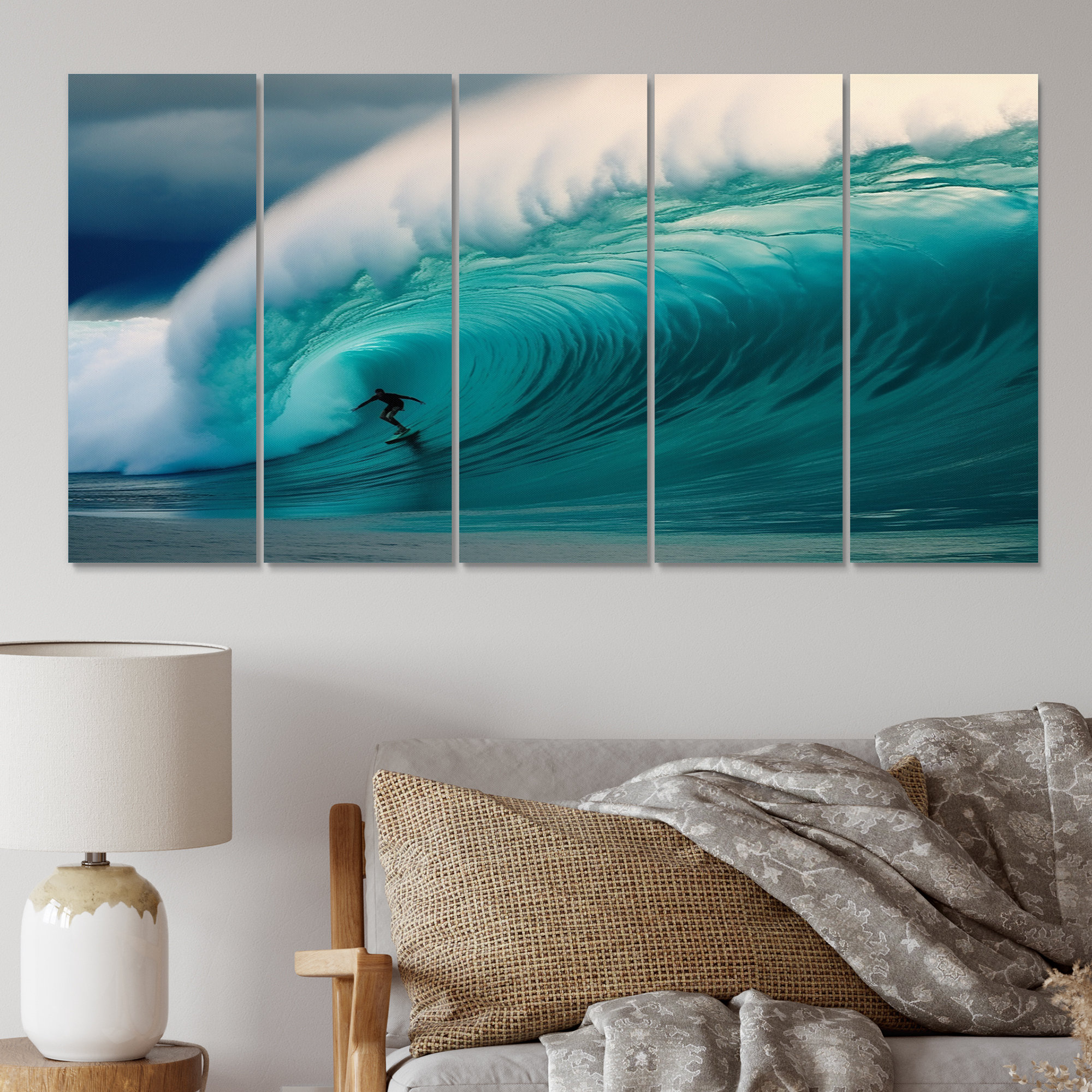 Design Art 5 Hawaiian Waves Surf Dream I Wall Decor Set Metal | Wayfair