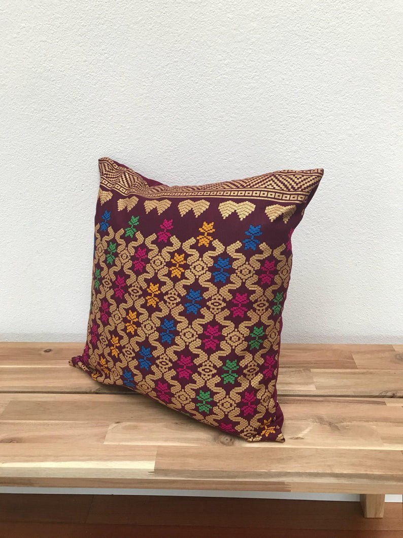 Kasih Co-op Nahidah Square 100% Cotton Pillow Cover | Wayfair