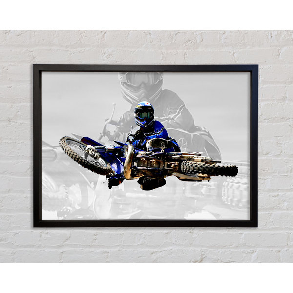 Bright Star Motorcross Free Styler From Above - Single Picture Frame ...