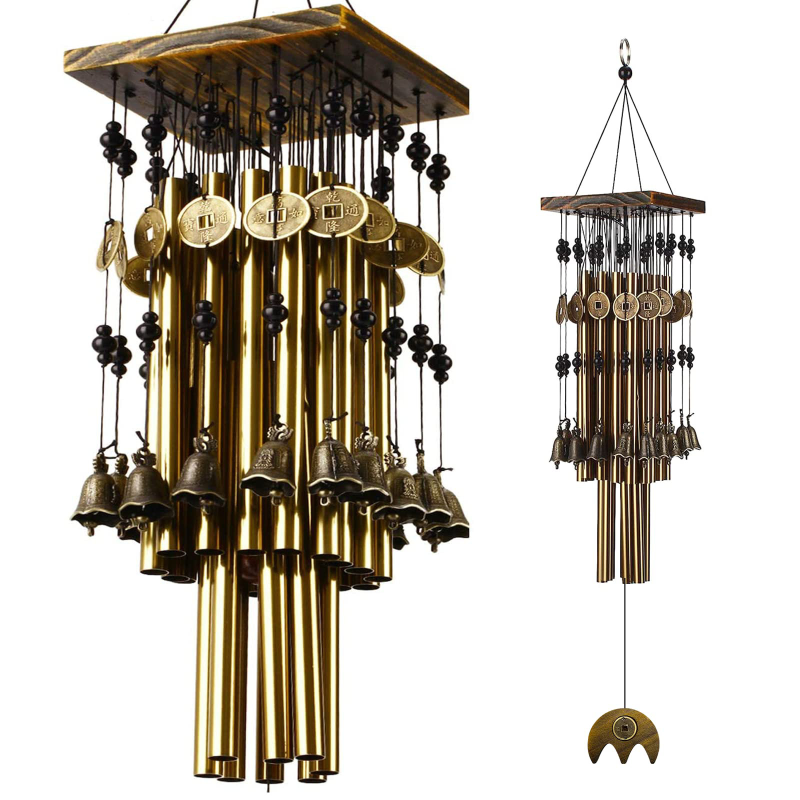 Arlmont & Co. Wind Chimes For Outside, 30"Memorial Wind Chimes With 24 ...