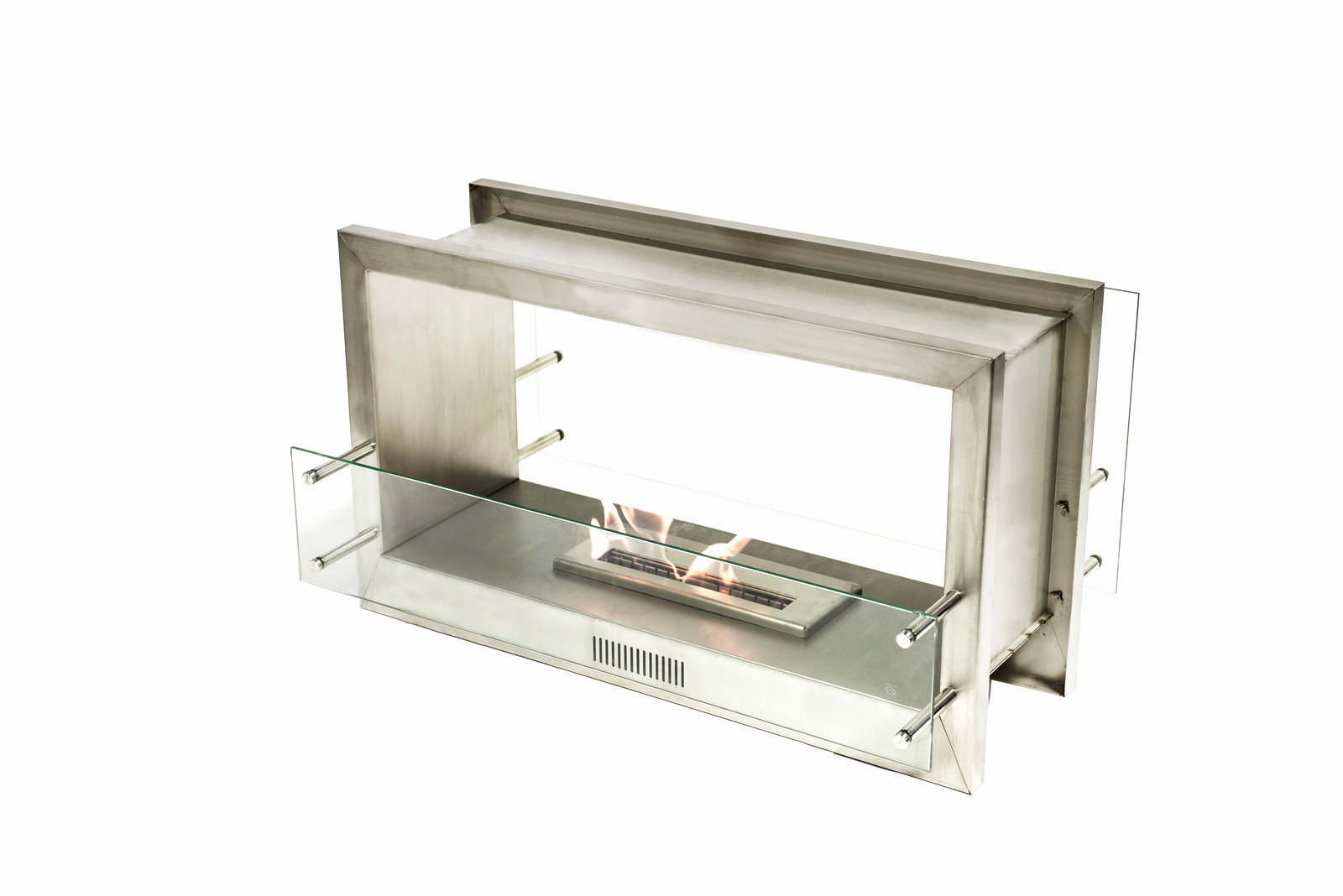 BioFlame Double Sided Ethanol Fireplace Insert - Wayfair Canada