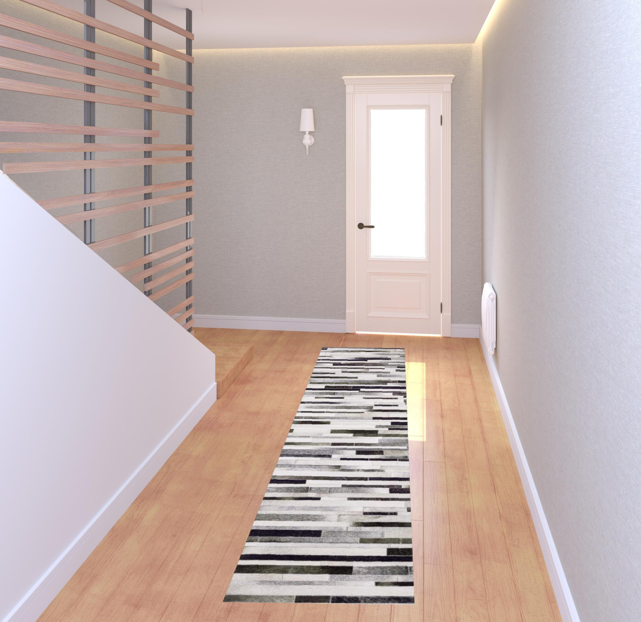 Ebern Designs Kesan Geometric Gray/Charcoal Area Rug - Wayfair Canada