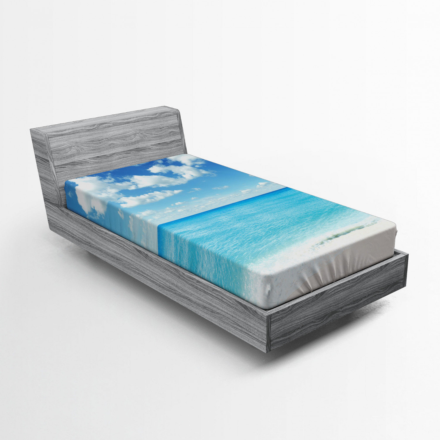 Ambesonne Tropical Microfiber Fitted Sheet | Wayfair