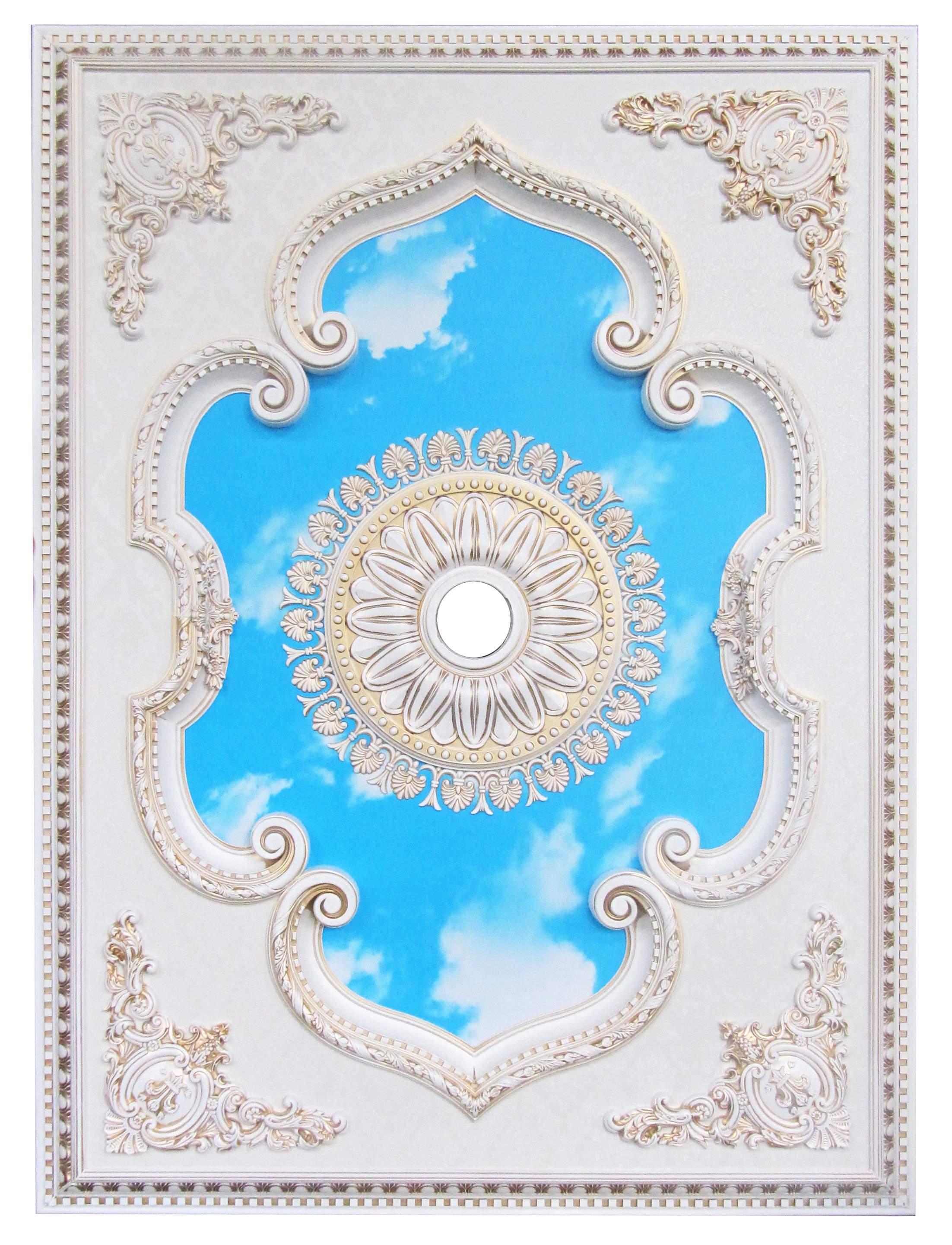 Artistry Lighting Rectangle Ceiling Medallion | Wayfair