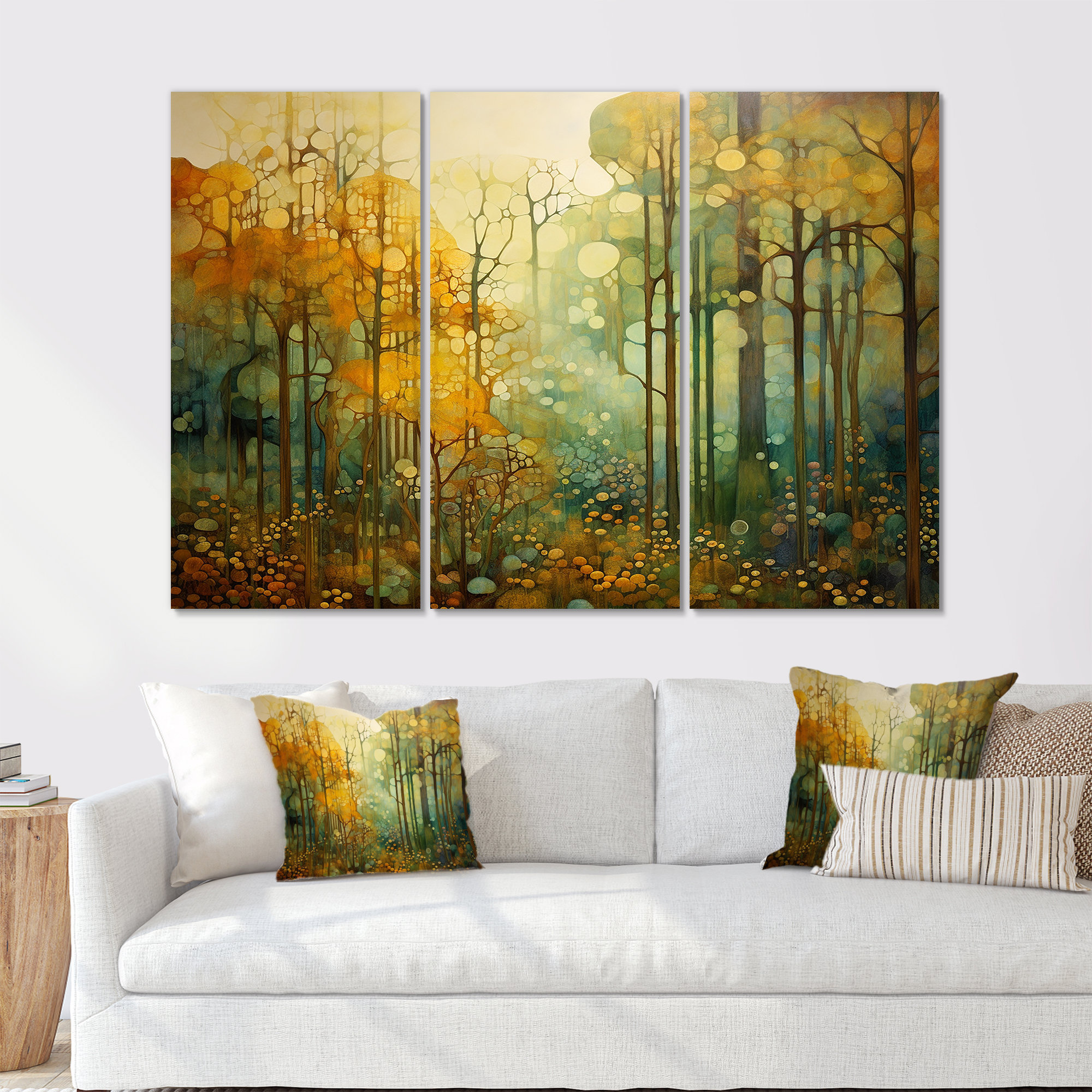 Millwood Pines Vintage Collage Autumn Woods - Forest Wall Art Decor Set ...