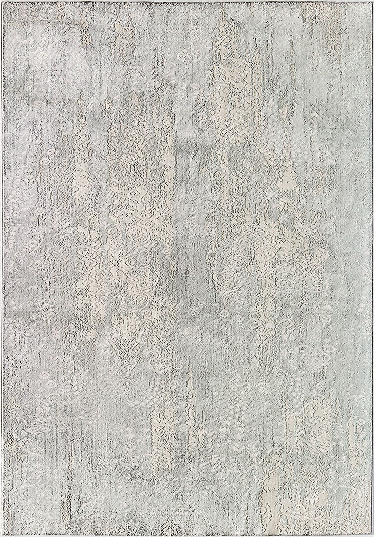 Williston Forge Kyeshia Abstract Gray/Cream Area Rug | Wayfair