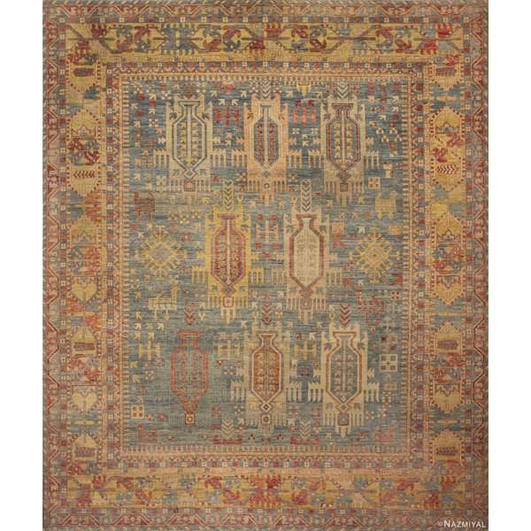 Nazmiyal Collection One-of-a-Kind Tribal Animal Geometric Design ...