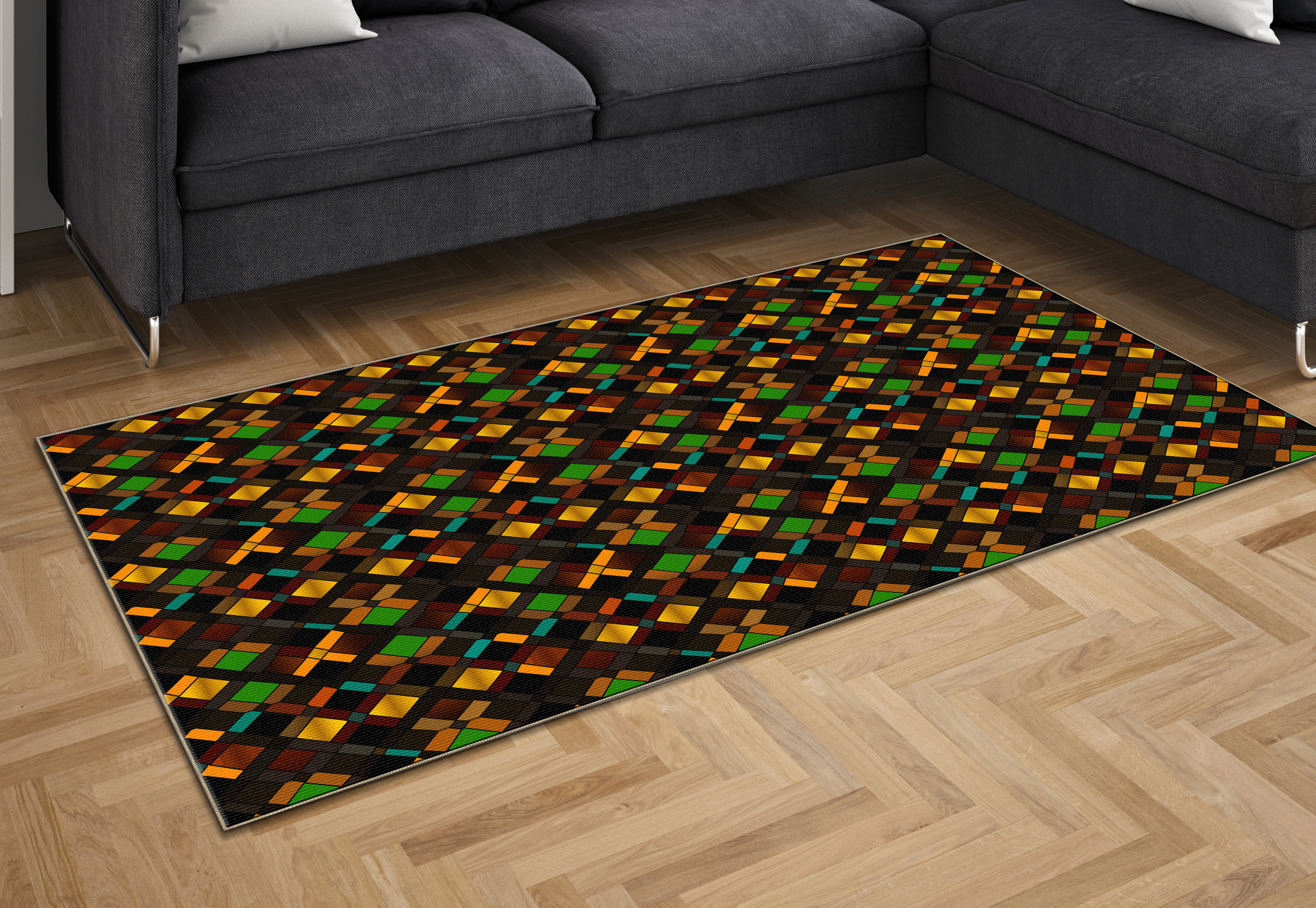 Wildon Home® Argyle Design Print Area Rug - Wayfair Canada