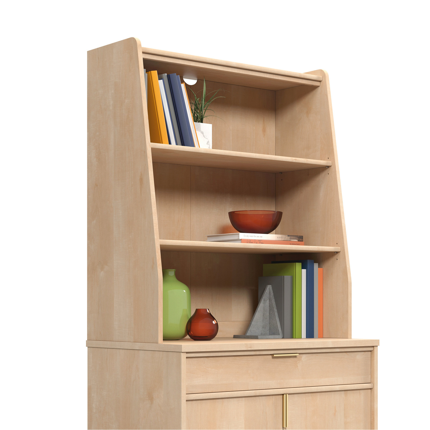 fengshu Brown With Mid - Century Modern Design Pattern, Engineered Wood ...