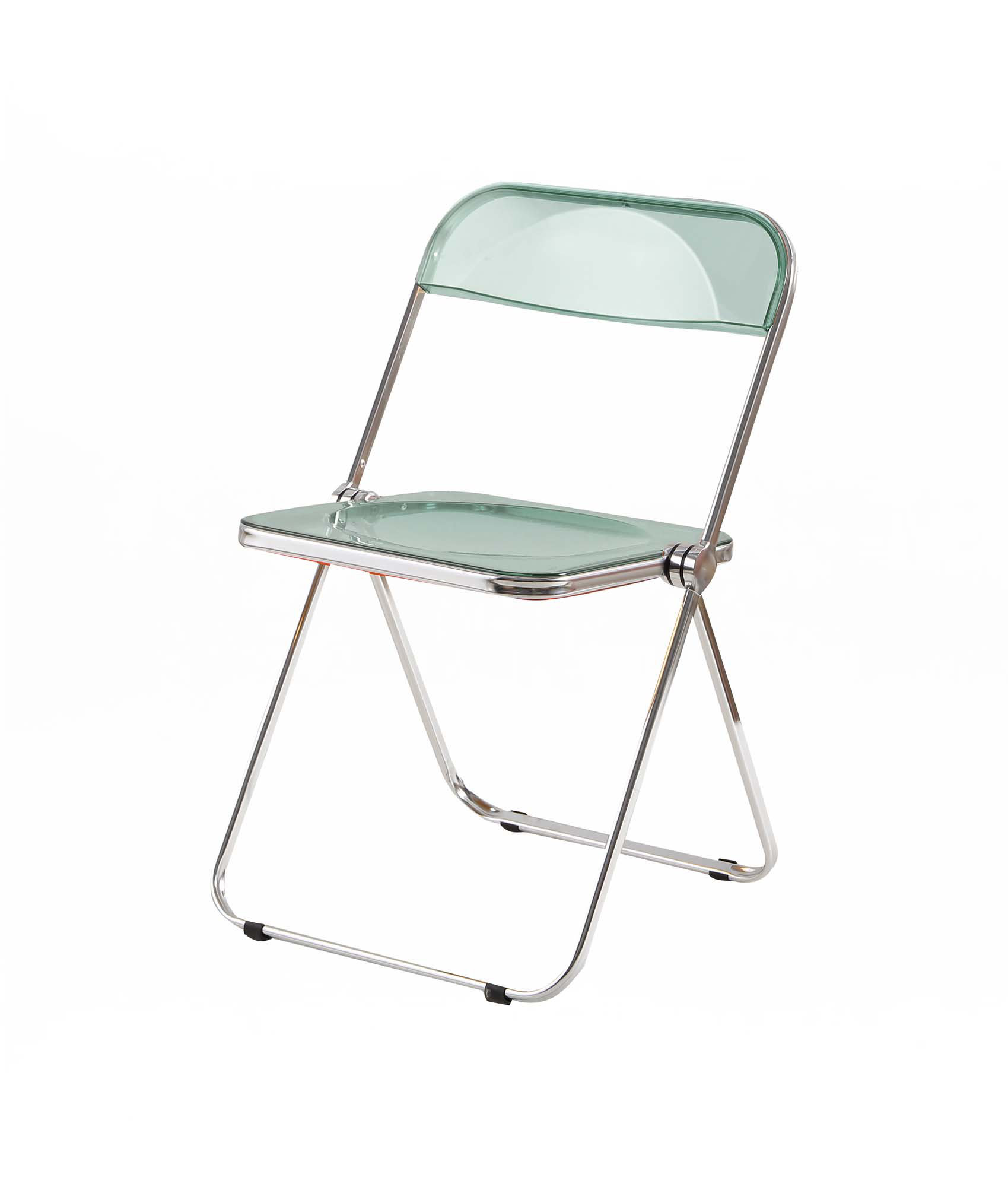Wrought Studio™ Folding Acrylic Chair Transparent Chairs | Wayfair