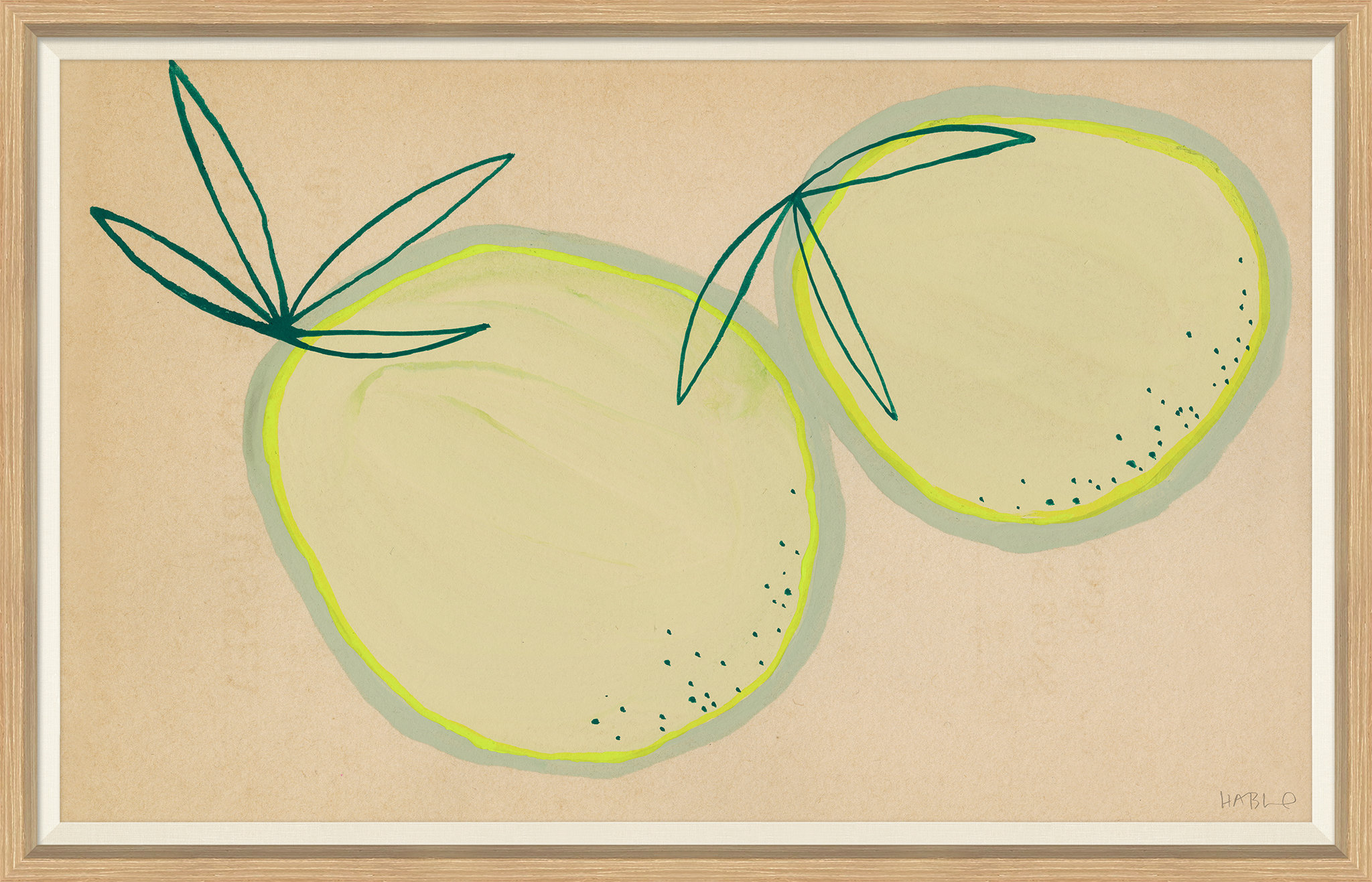 Soicher Marin 'Osage Orange' by Susan Hable - Picture Frame Painting on ...