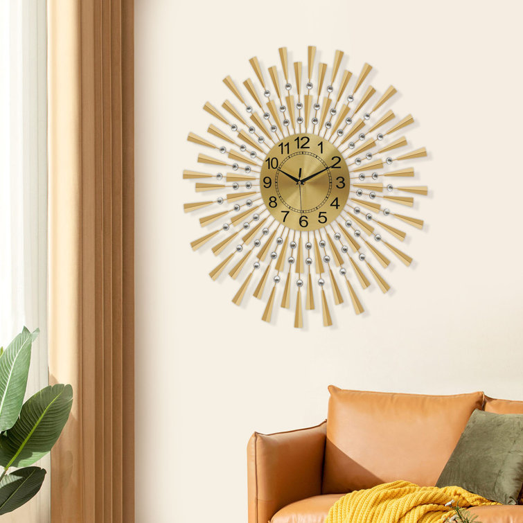 Mercer41 Lawnmont Metal Wall Clock & Reviews | Wayfair