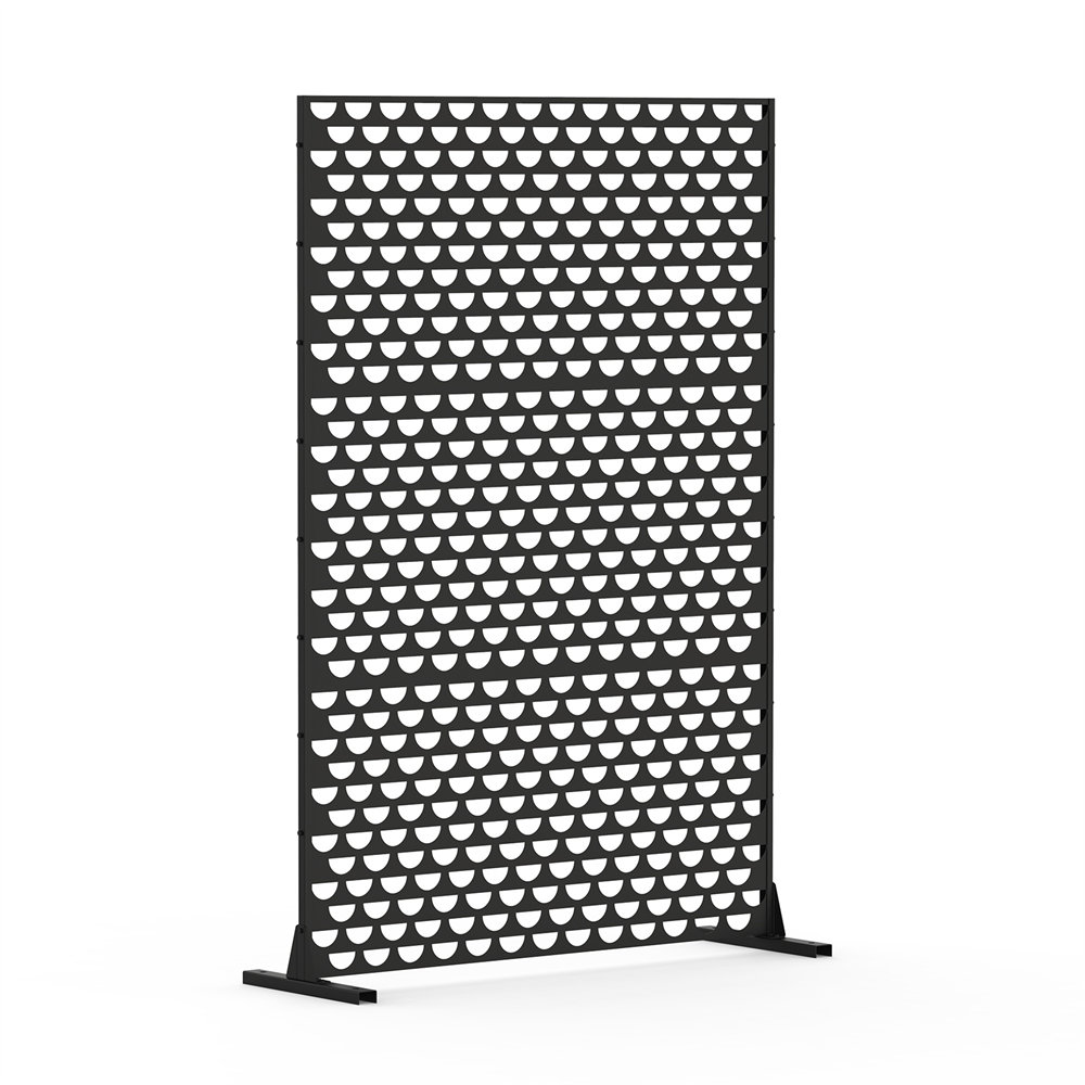 HARBOTE Metal Privacy Screens and Panels with Free Standing ...