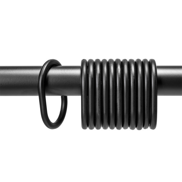 Croydex Matt Black C-shaped Curtain Ring | Wayfair.co.uk