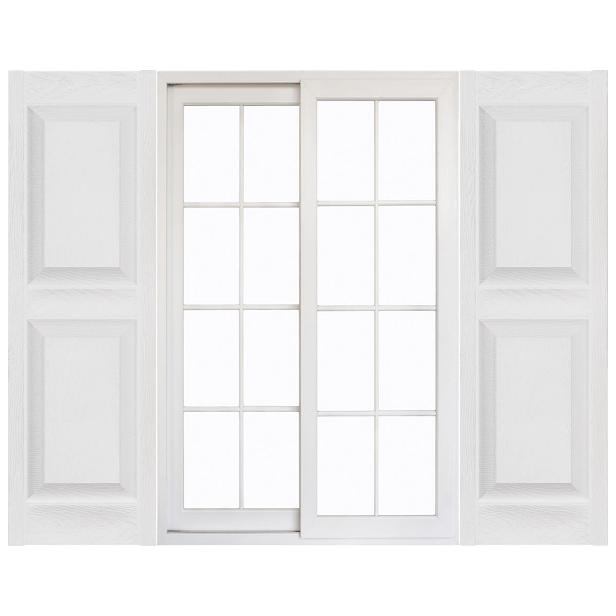 Mid America Mid-America Vinyl, Custom Two Equal Panels, Raised Panel ...