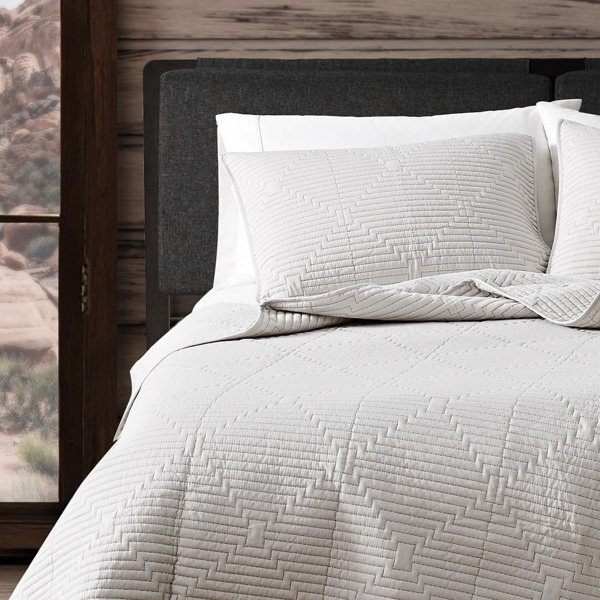 FRYE Ray Pick Stitch Embroidered Quilt Set & Reviews | Wayfair
