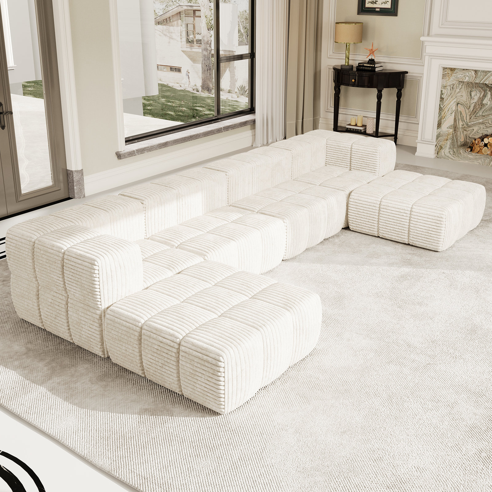 Wade Logan® Chaslynn Boneless Modern Sofa | Wayfair