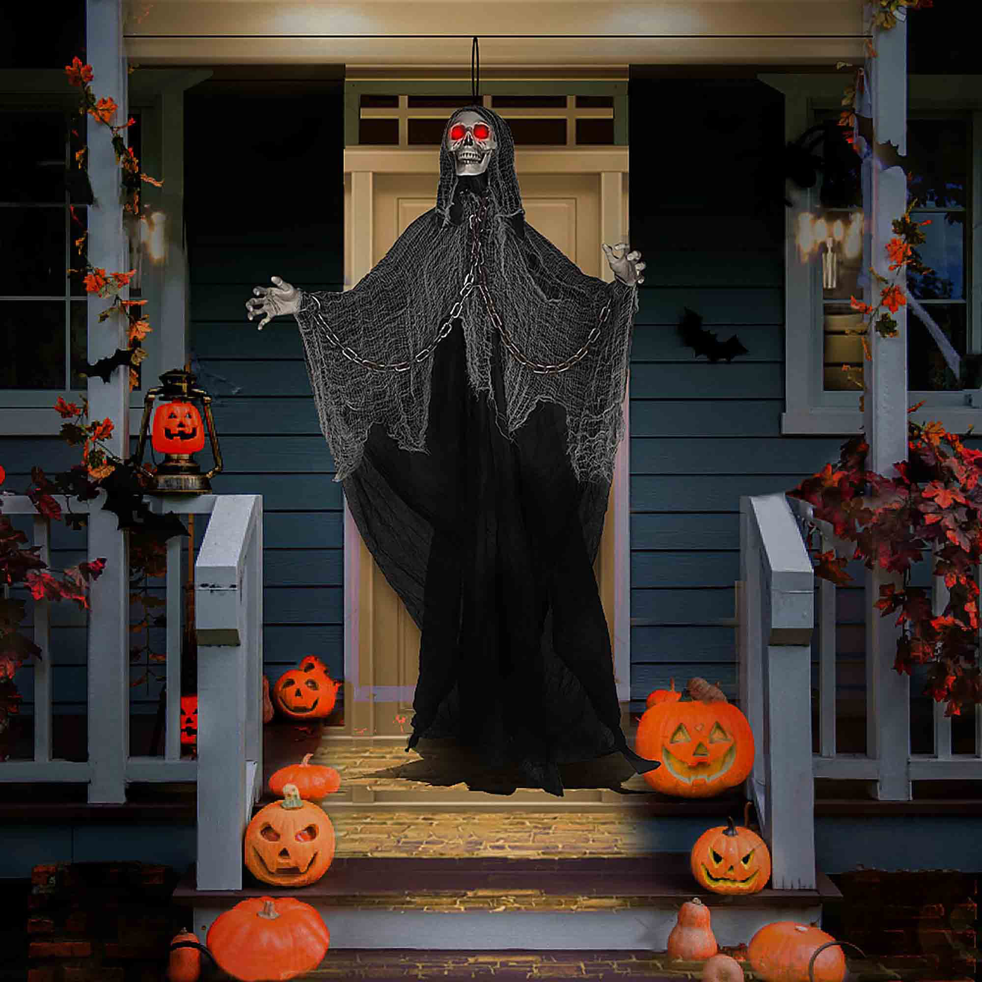 The Holiday Aisle® Life-Size Animatronic Skeleton - Wayfair Canada
